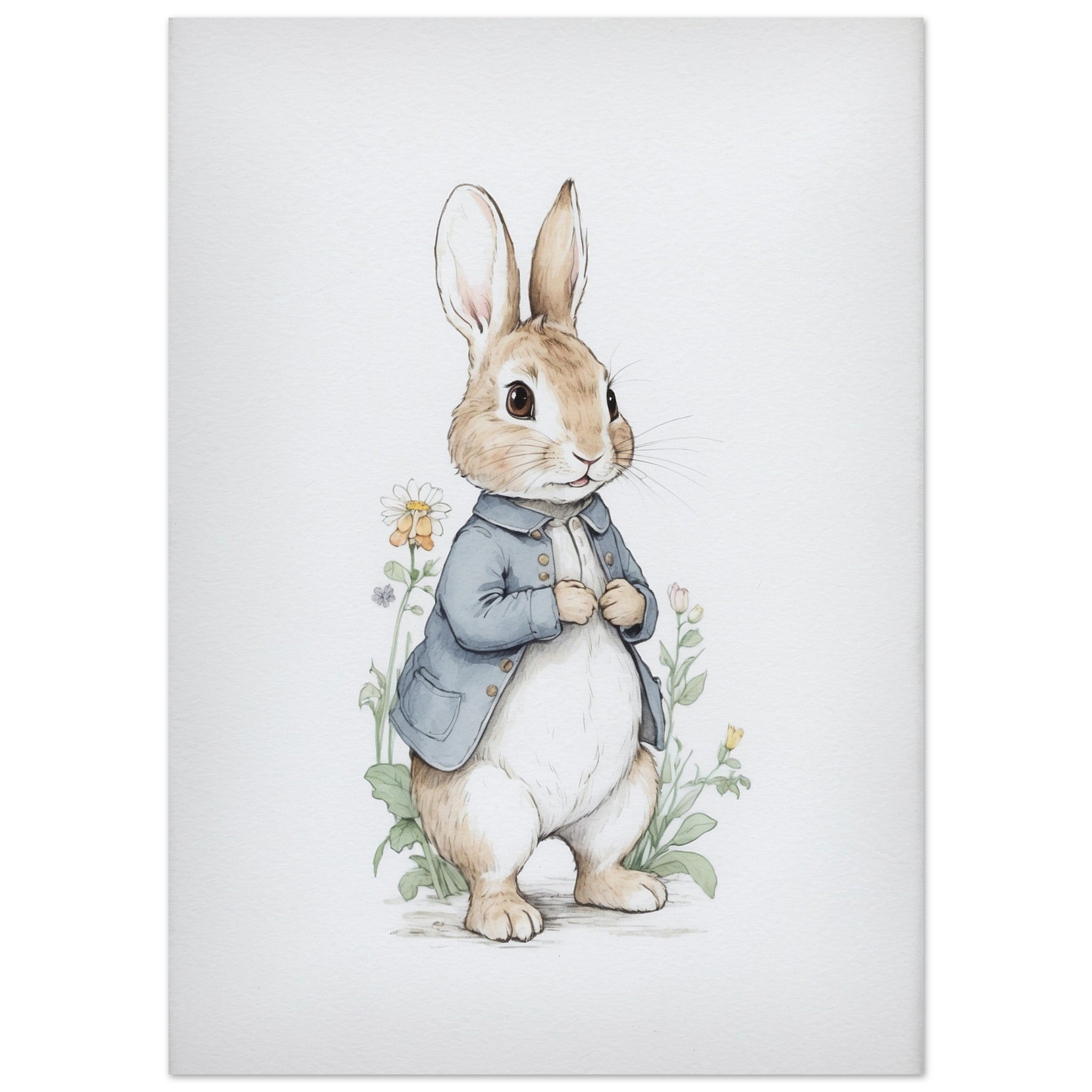 Kanin poster för barnrummet. – Caravan Posters